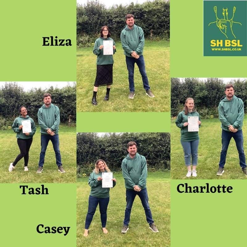 SH BSL - BSL Level 2 prize Evening -Class of 2020-21 - SHBSL